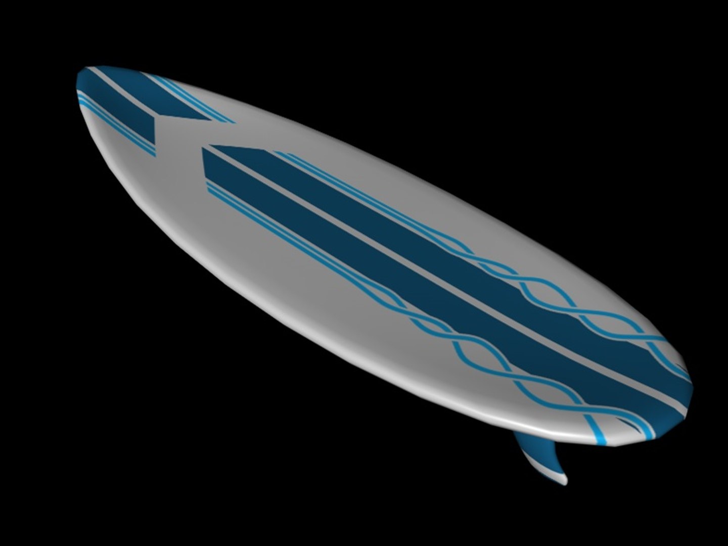 Surf Board 3d Model