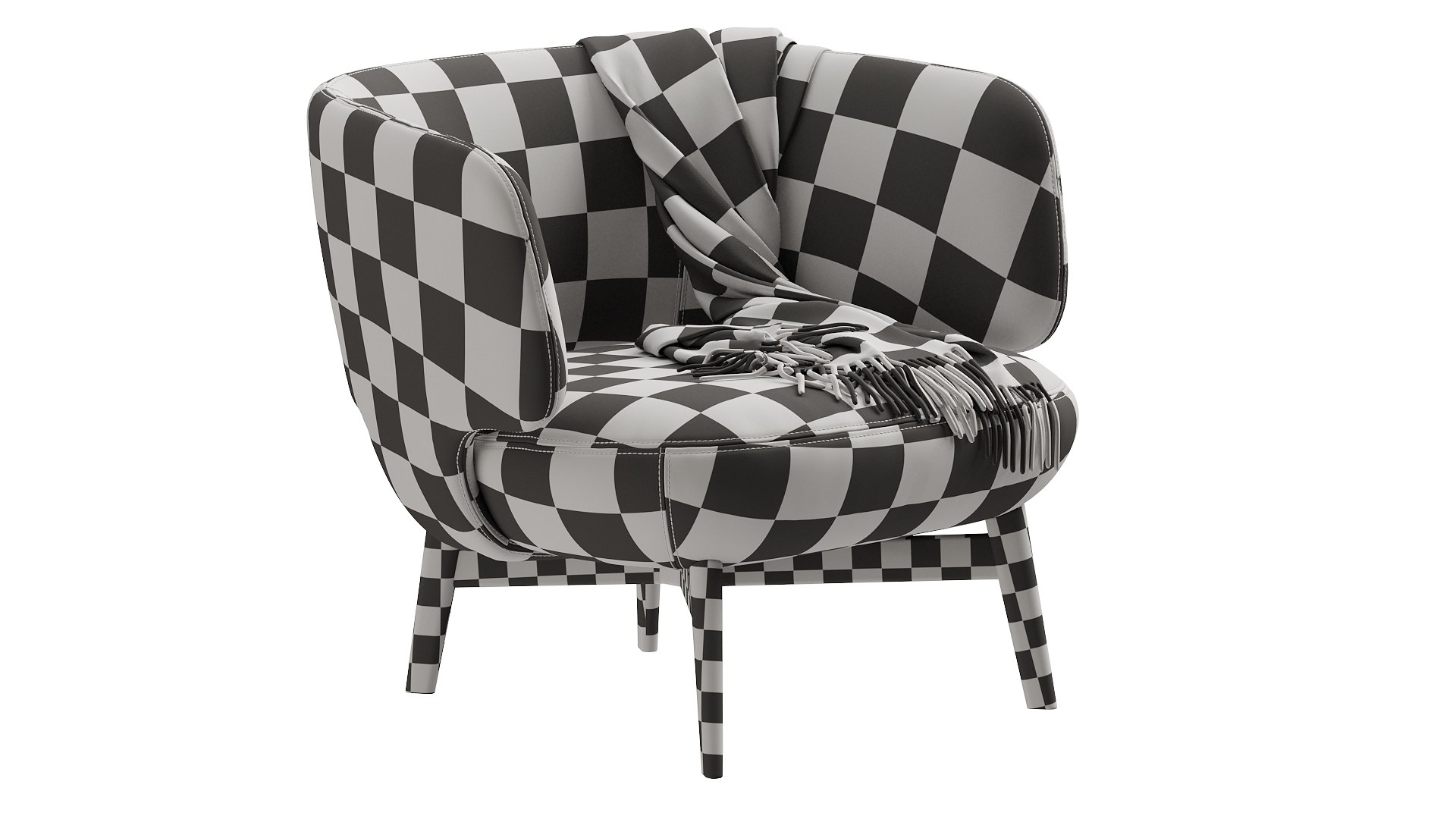 3D Model Bonaldo Doge Armchair - TurboSquid 2240549