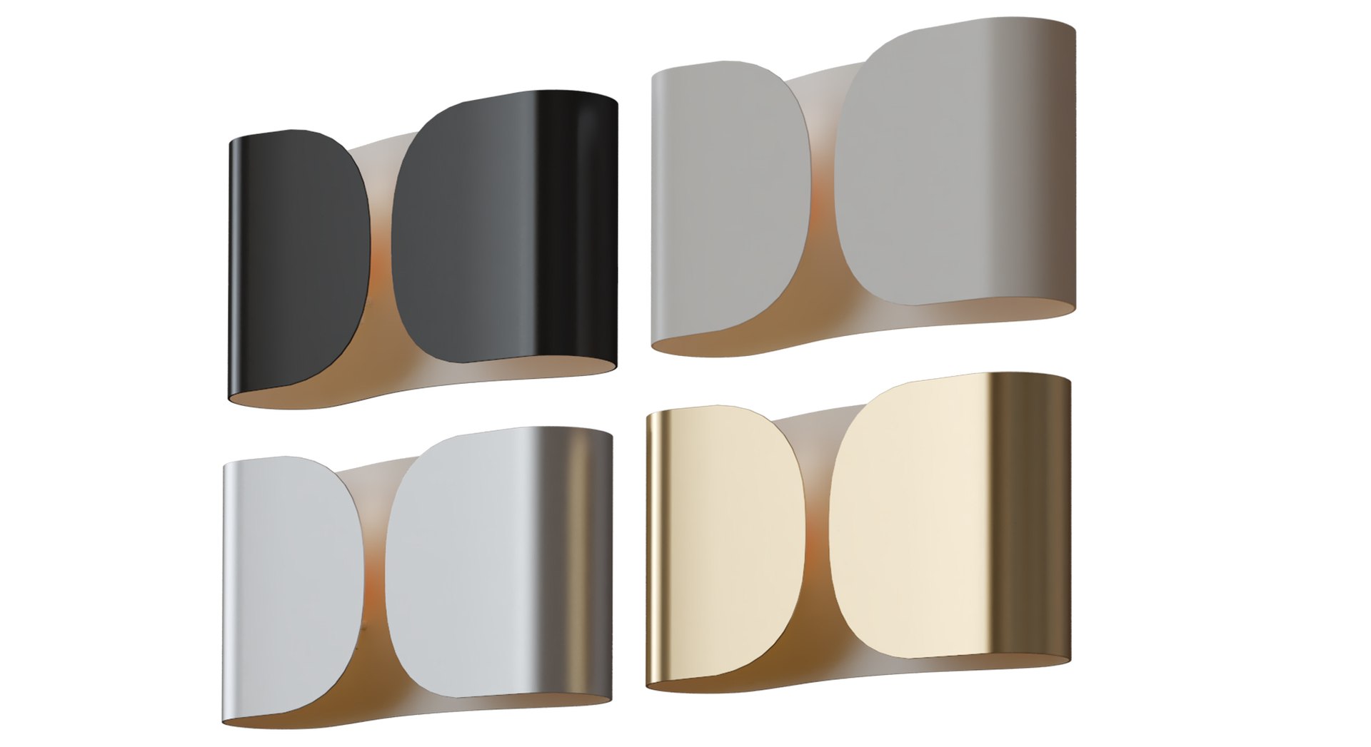 3D Flos Foglio WallCeiling Lamp - TurboSquid 2317198