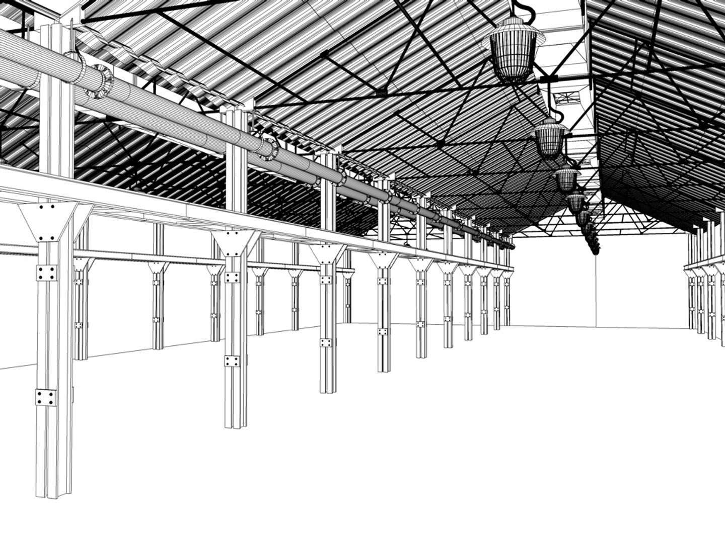 3d hall model