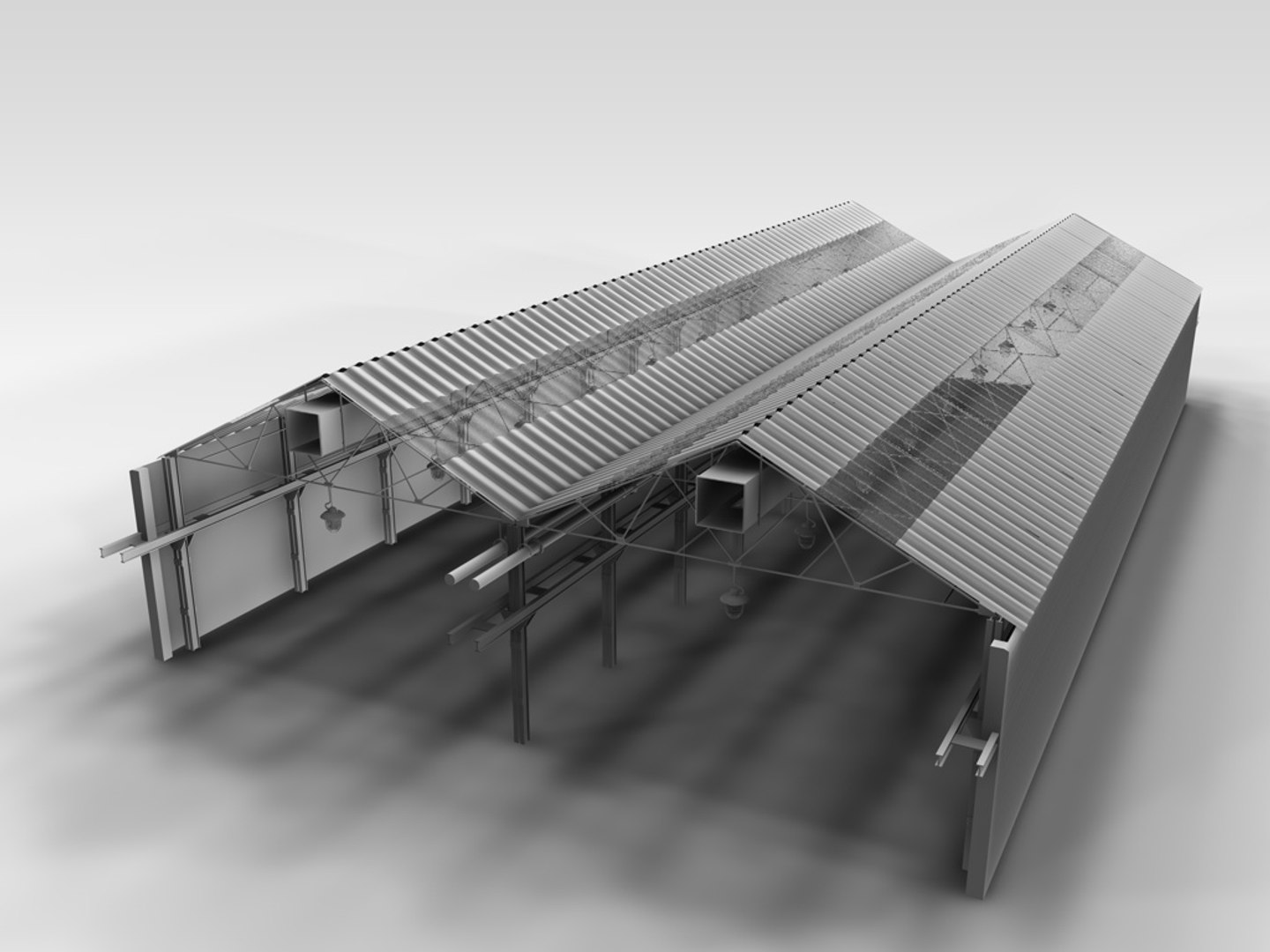 3d hall model