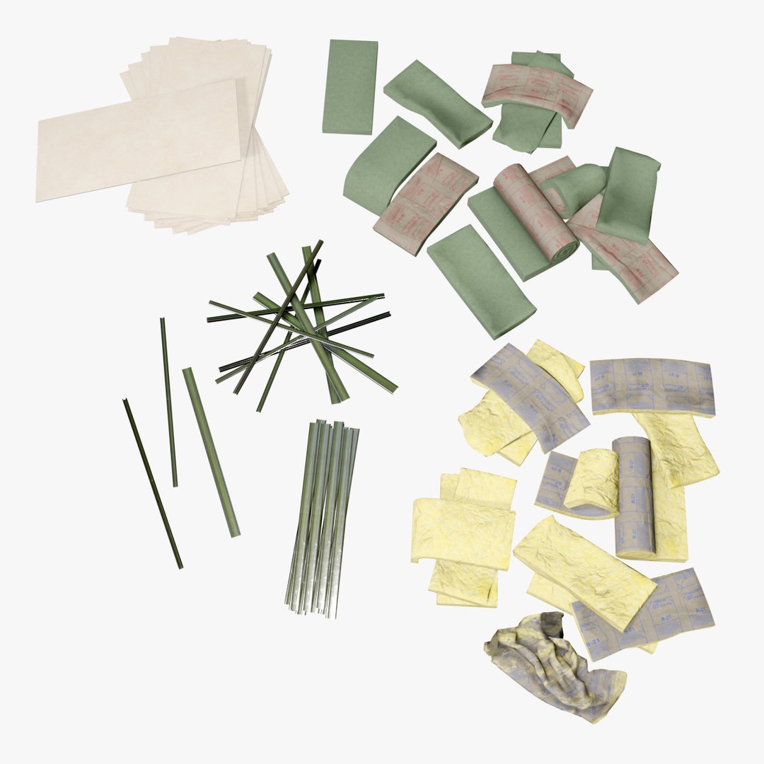 Plaster Plates And Insulations 3D Model - TurboSquid 1796866