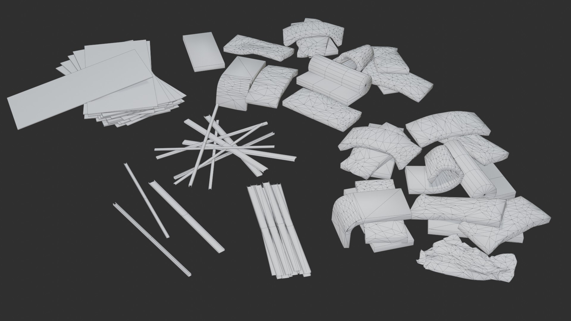 Plaster Plates And Insulations 3D Model - TurboSquid 1796866