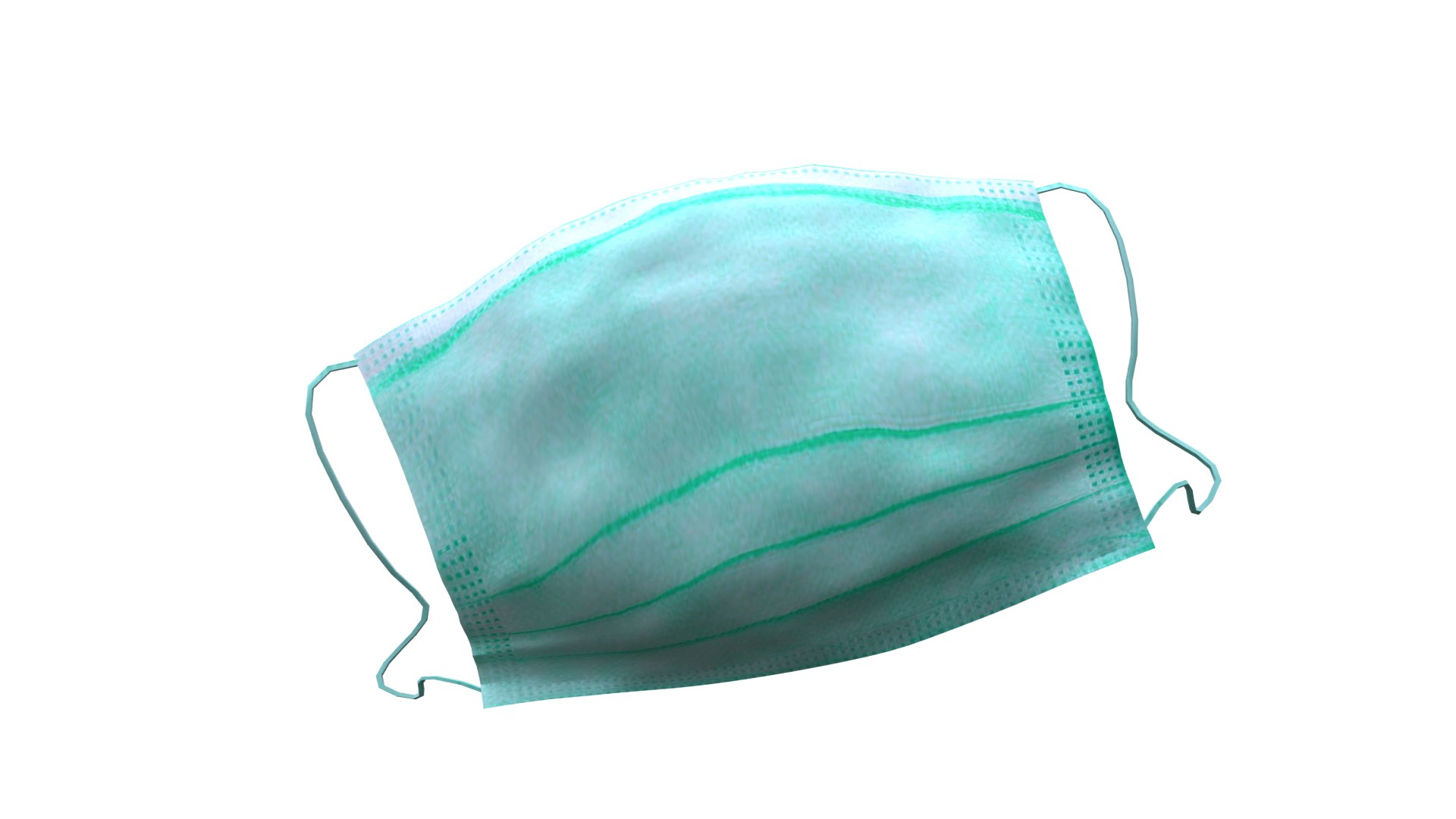 3D Surgical Mask Low Poly - TurboSquid 2181333