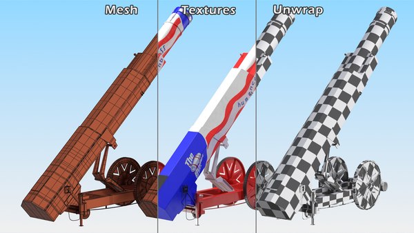 Human Cannonball Red Rigged model - TurboSquid 1764279