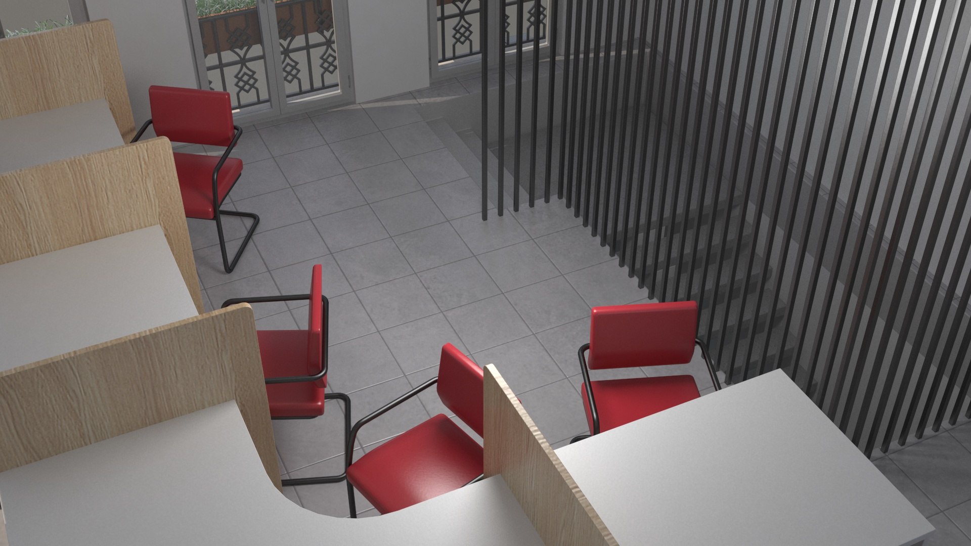 3D Bank Branch Office Building Fur - TurboSquid 2151831