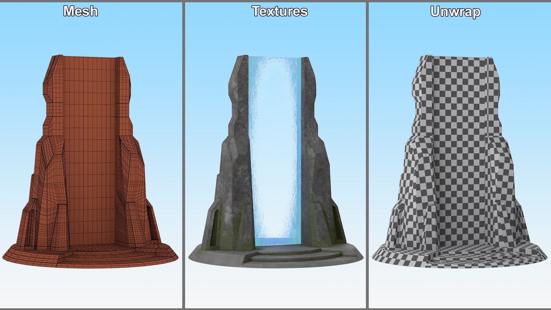 3D Fantasy Portal Gates Collection - TurboSquid 2040508