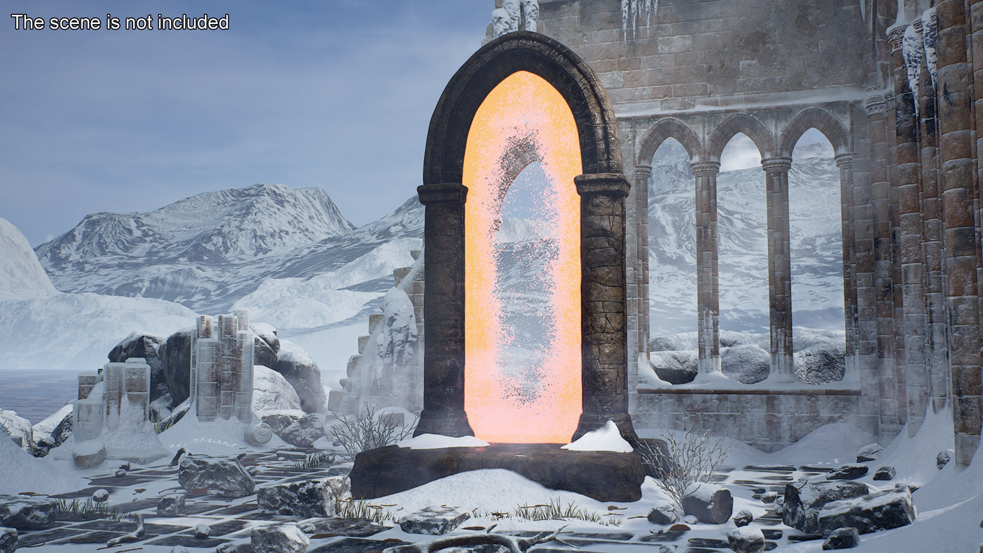 3D Fantasy Portal Gates Collection - TurboSquid 2040508