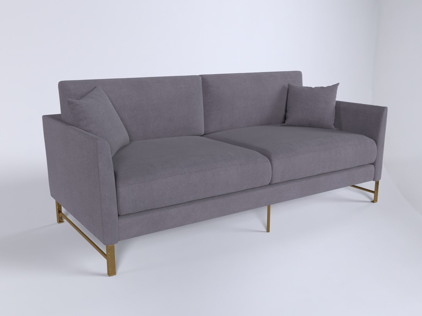 3D model MASSI SOFA 3-ST GRY ST - TurboSquid 1937216