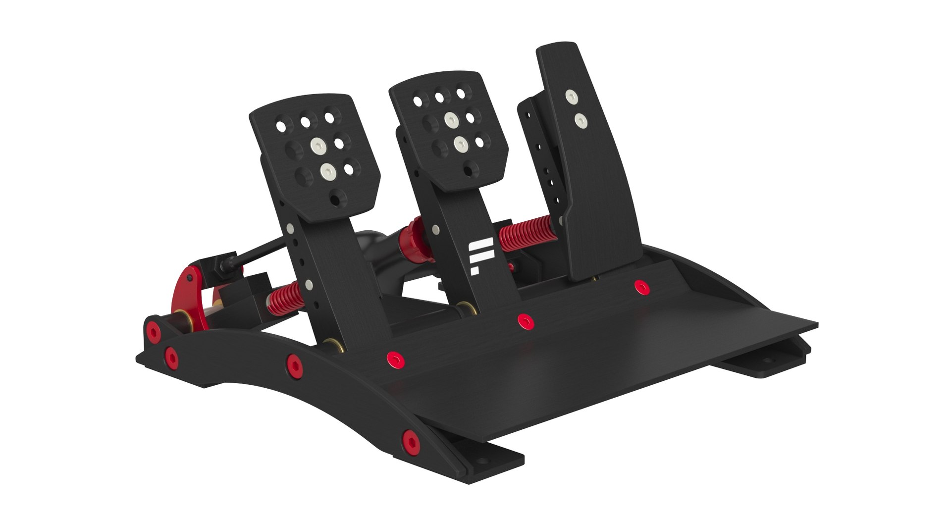 3D Fanatec Clubsport Steering Wheel And Pedals Model - TurboSquid 2304927