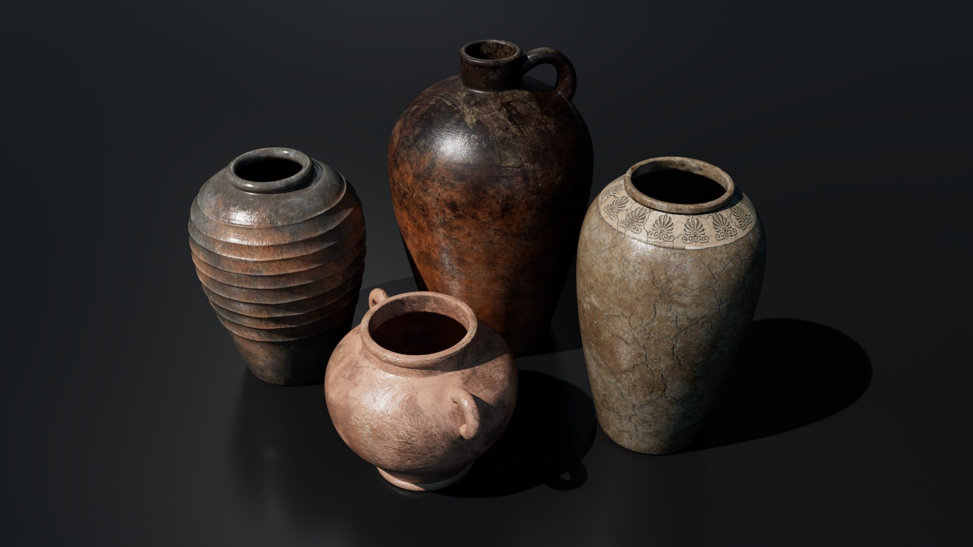 Medieval Vases Model - TurboSquid 2325824