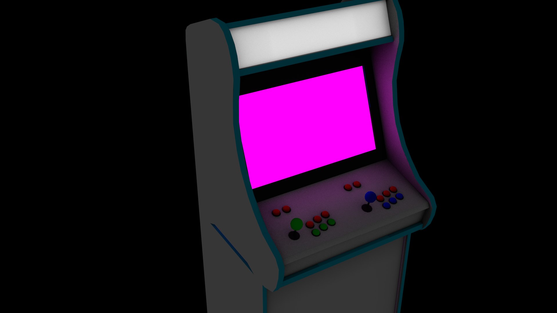 Arcade Cabinet 3D Model - TurboSquid 1723041