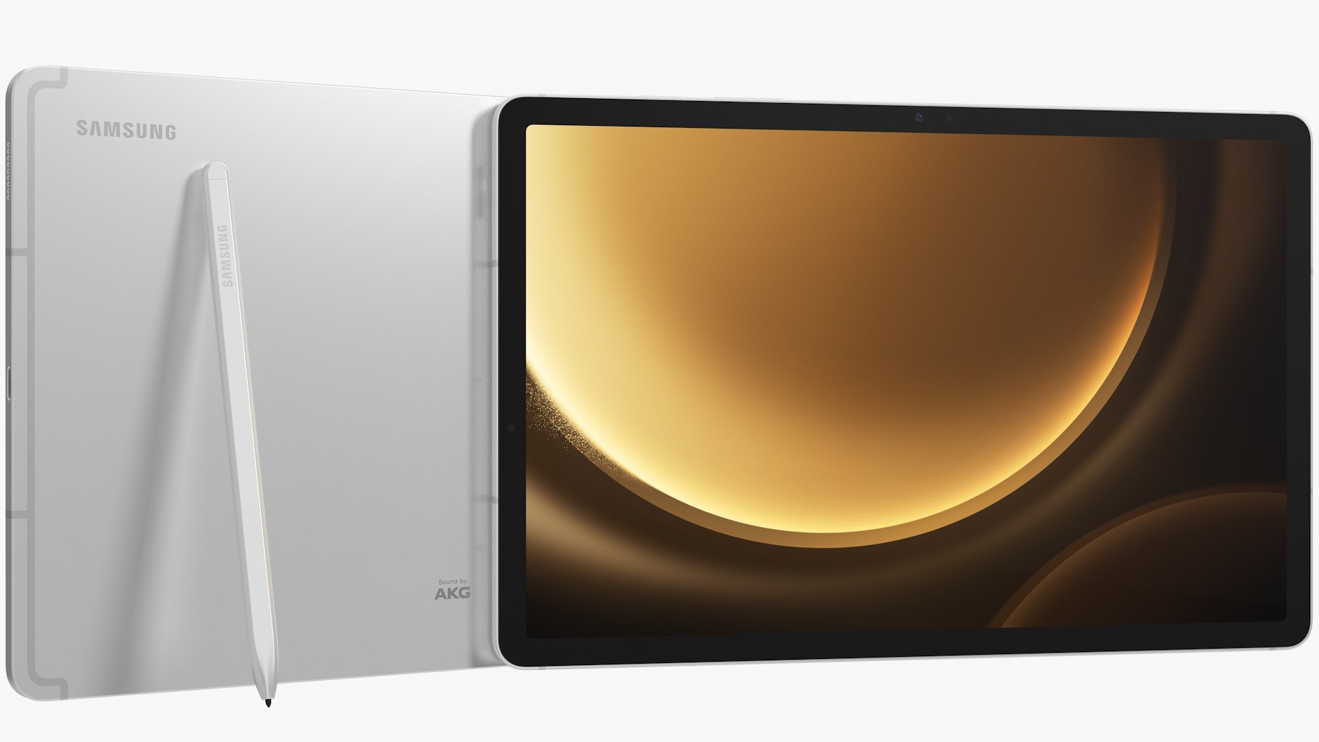 Samsung Galaxy Tab S9 FE Silver 3D - TurboSquid 2147407