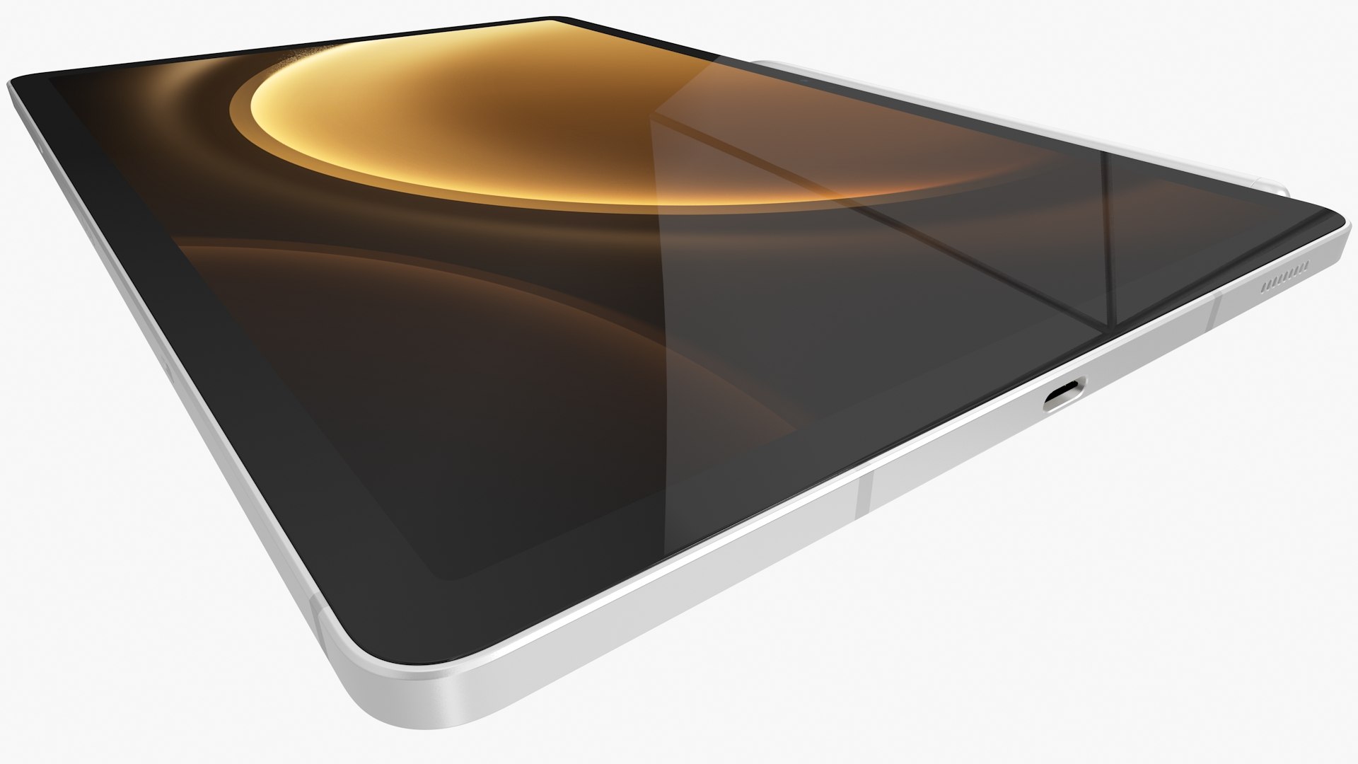 Samsung Galaxy Tab S9 FE Silver 3D - TurboSquid 2147407