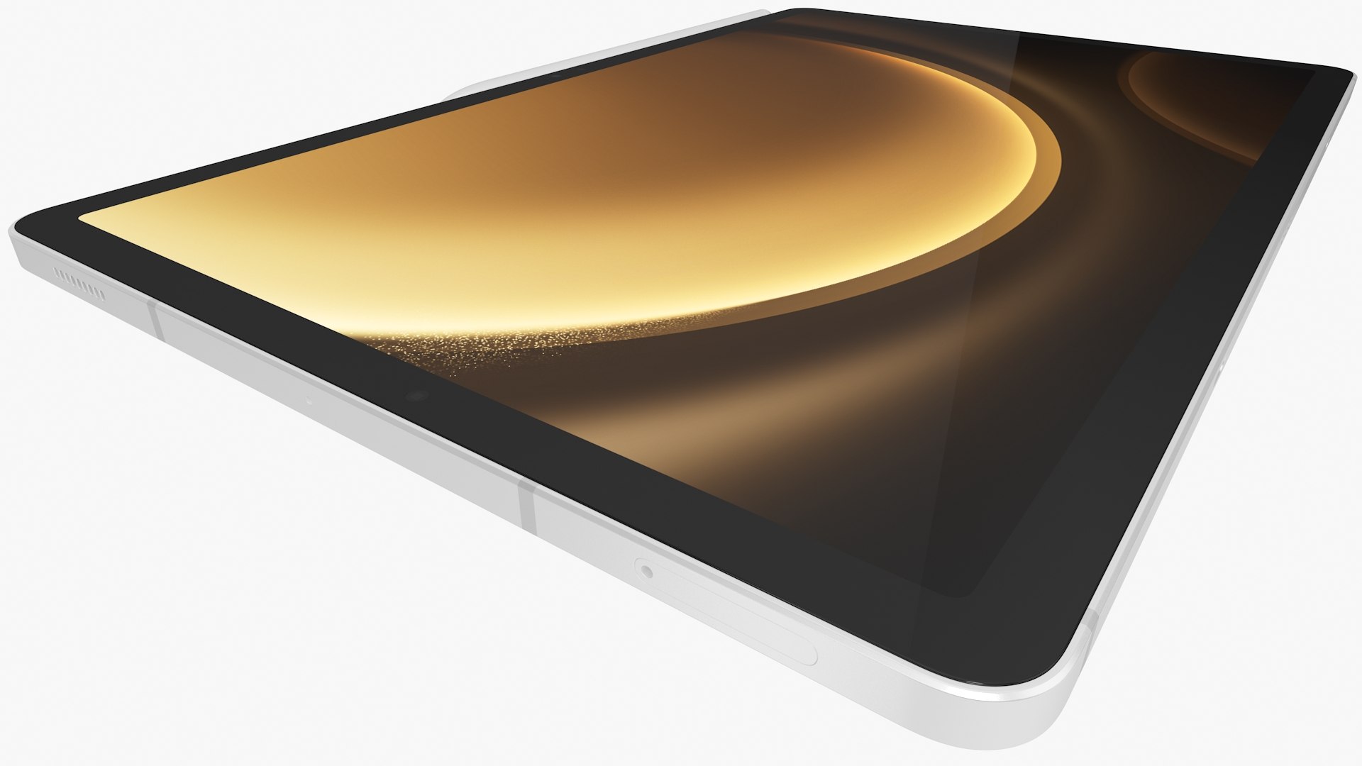 Samsung Galaxy Tab S9 FE Silver 3D - TurboSquid 2147407