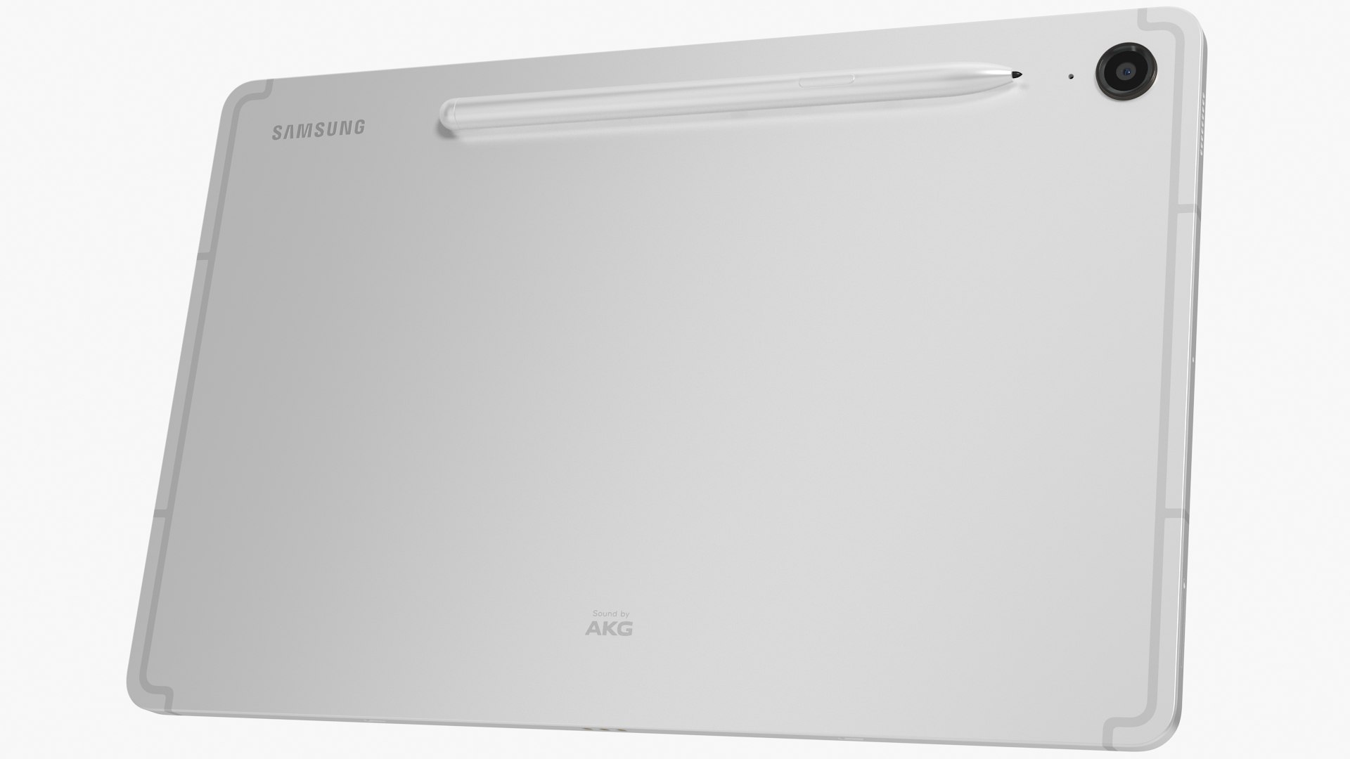 Samsung Galaxy Tab S9 FE Silver 3D - TurboSquid 2147407