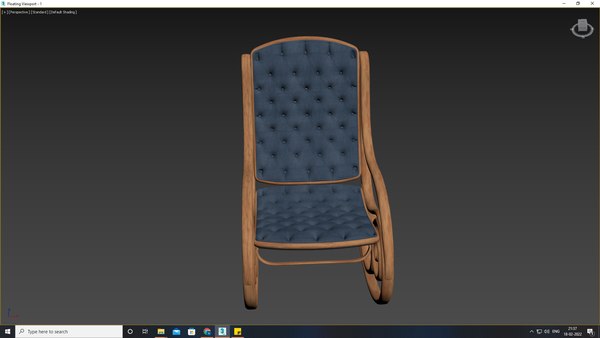 3D Wooden Rest Chair model - TurboSquid 1856708