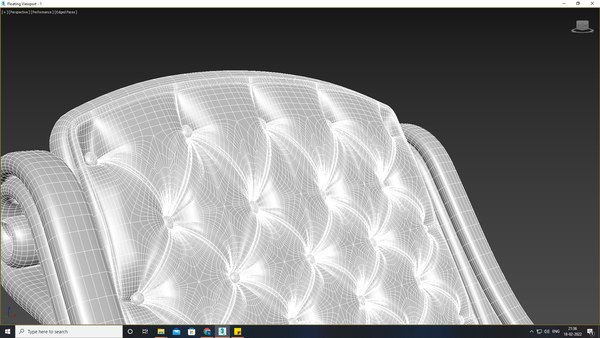 3D Wooden Rest Chair model - TurboSquid 1856708