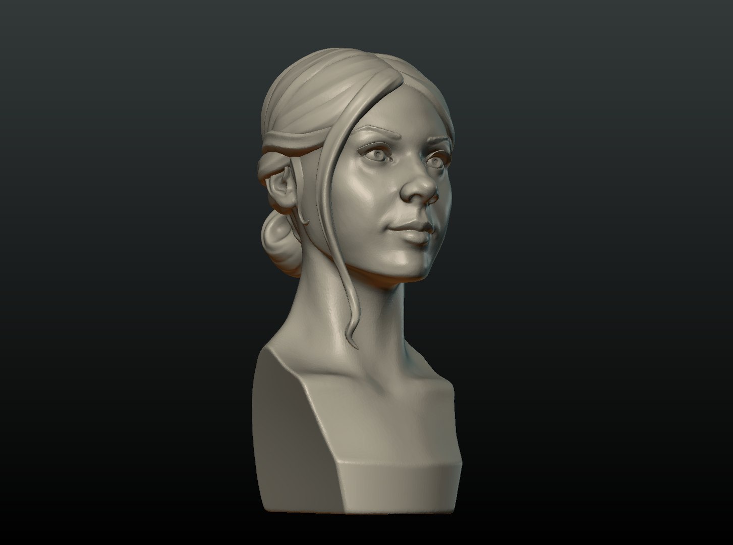 3D Girls Head - TurboSquid 1320336