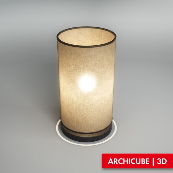 3d table lamp model