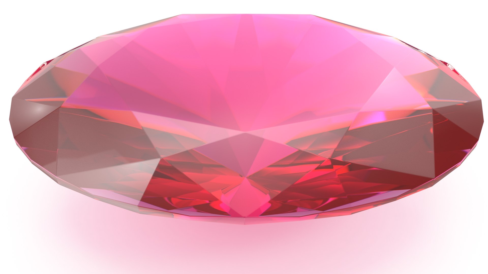 Oval Cut Pink Topaz 3D model - TurboSquid 1863283