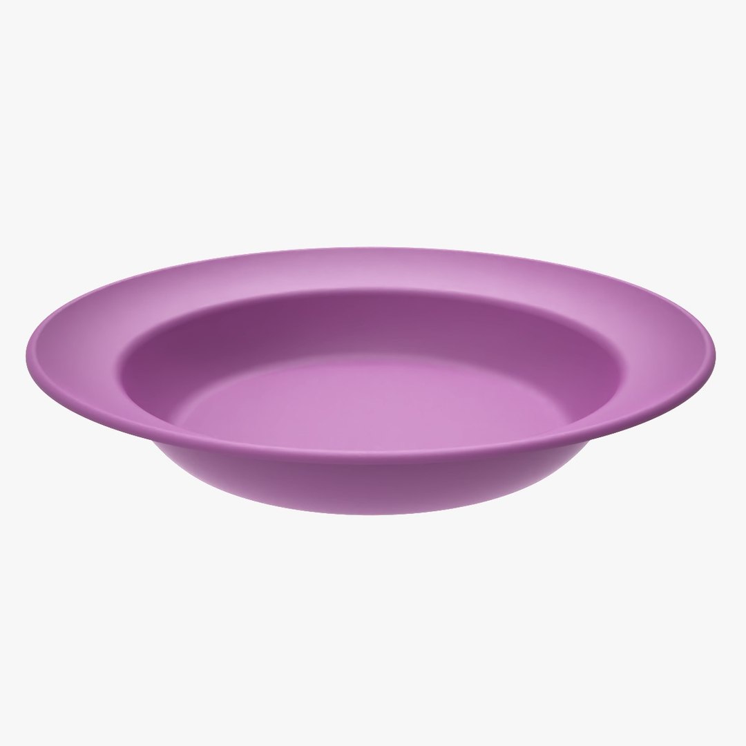 Printable Food Plate 3D Model - TurboSquid 2290208