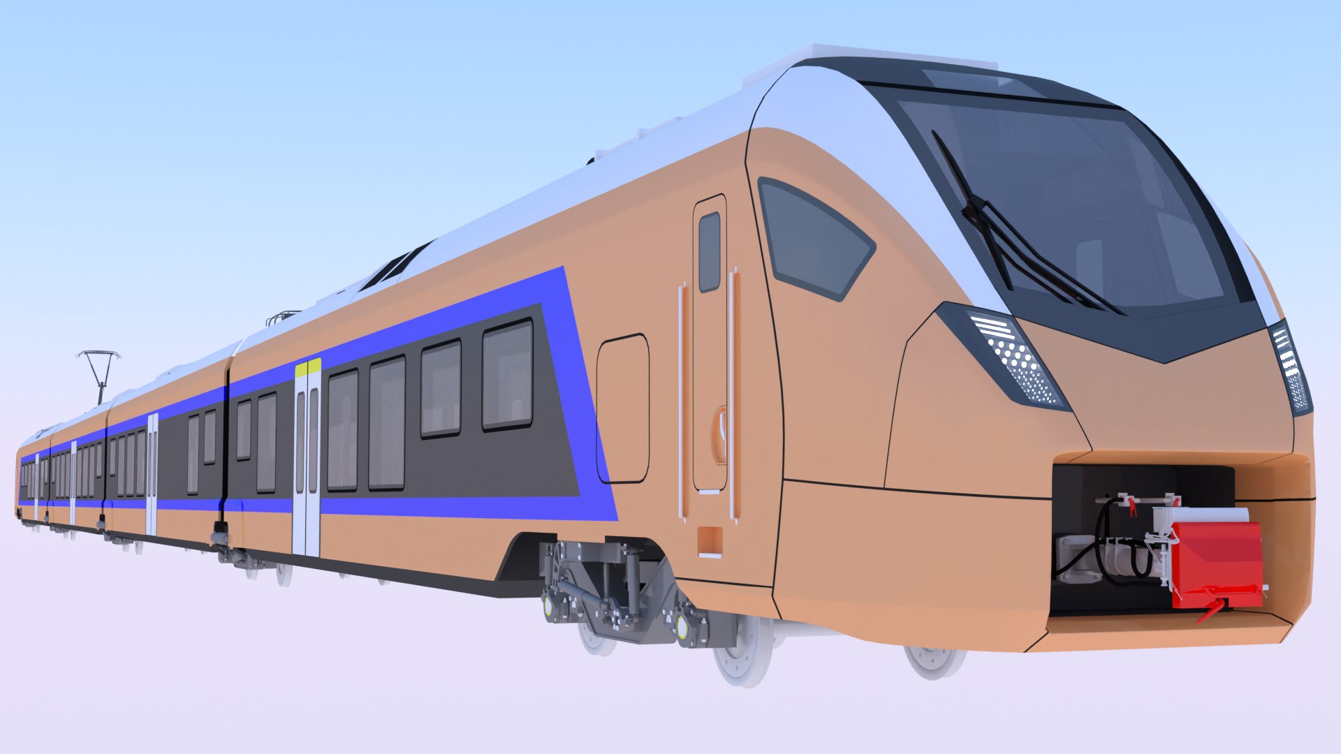 Stadler Flirt And Alstom Flexity 3D Model - TurboSquid 2390421