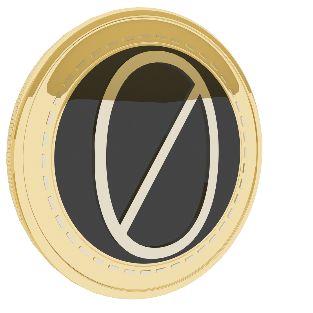 0Chain Gold Coin Model - TurboSquid 1728829