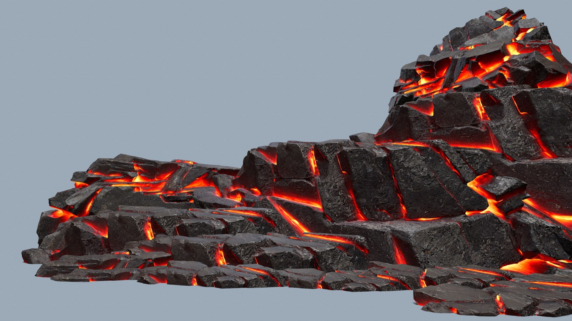 3D Lava Rocks Model - TurboSquid 2214789