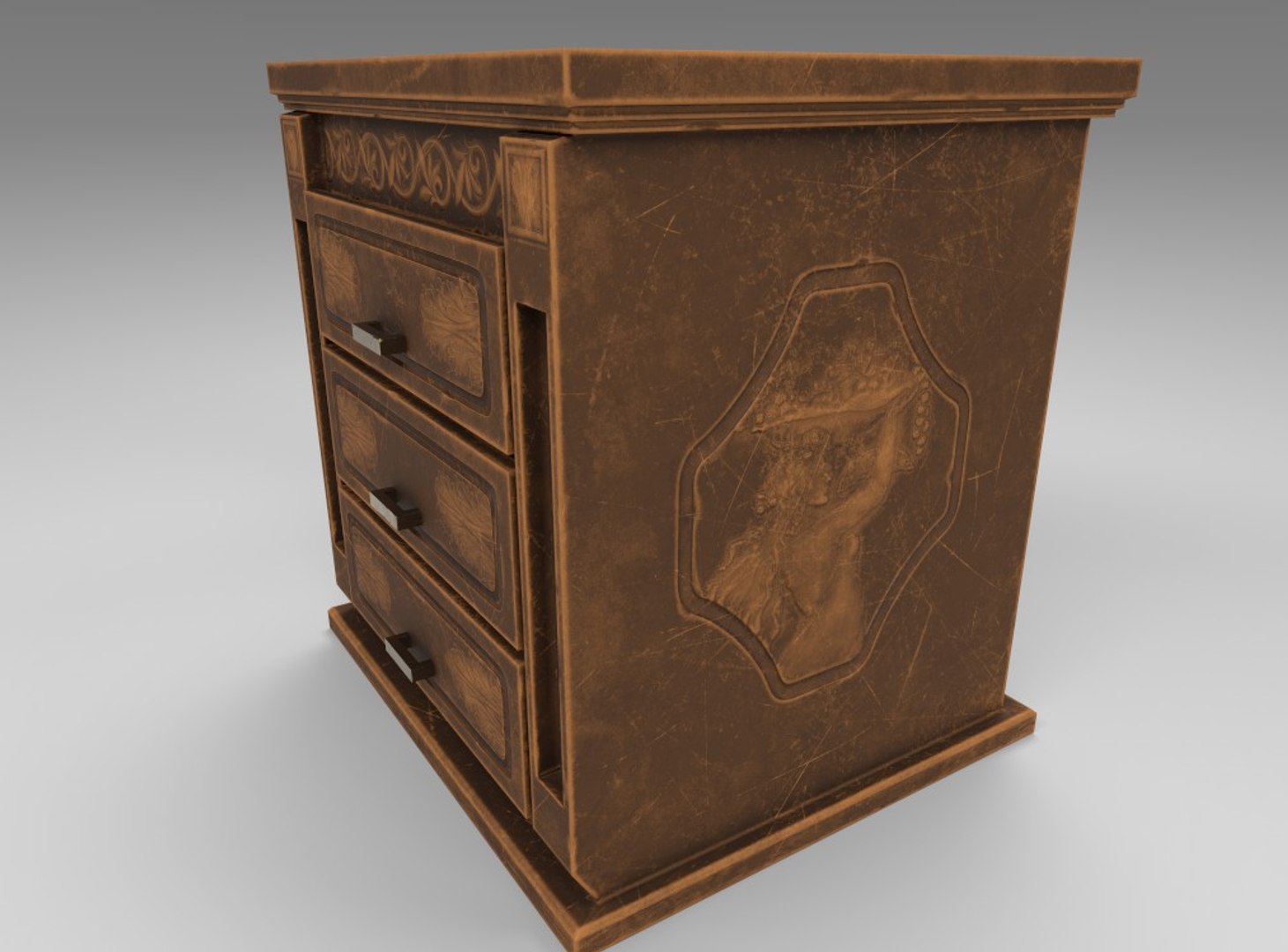 3D Small Night Table Model - TurboSquid 2208072