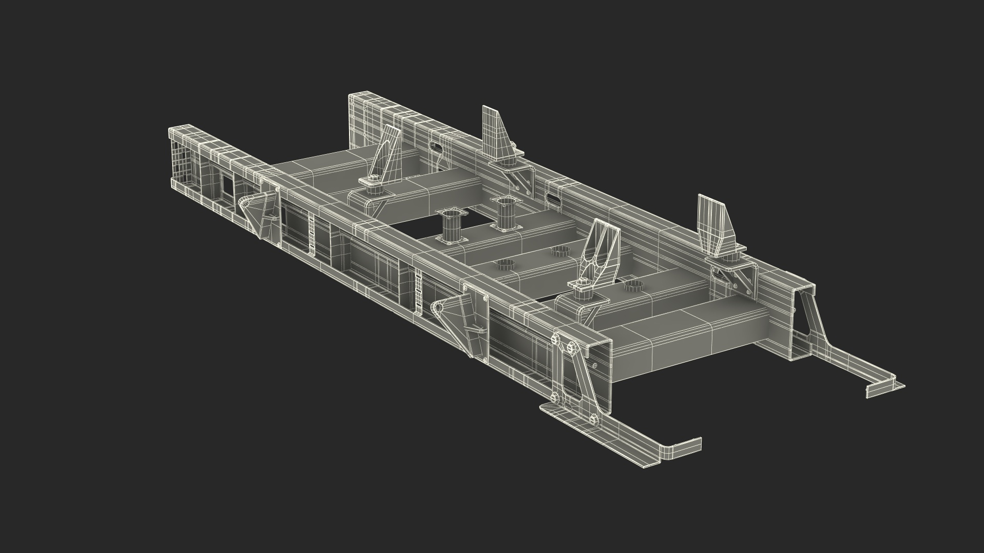 Base For Industrial Diesel Generator 3D Model - TurboSquid 2243512