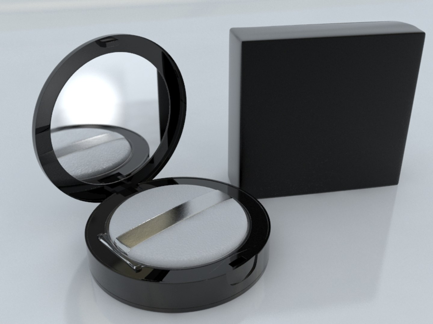 Cosmetic Foundation Powder Cushion 3D Model - TurboSquid 1637520