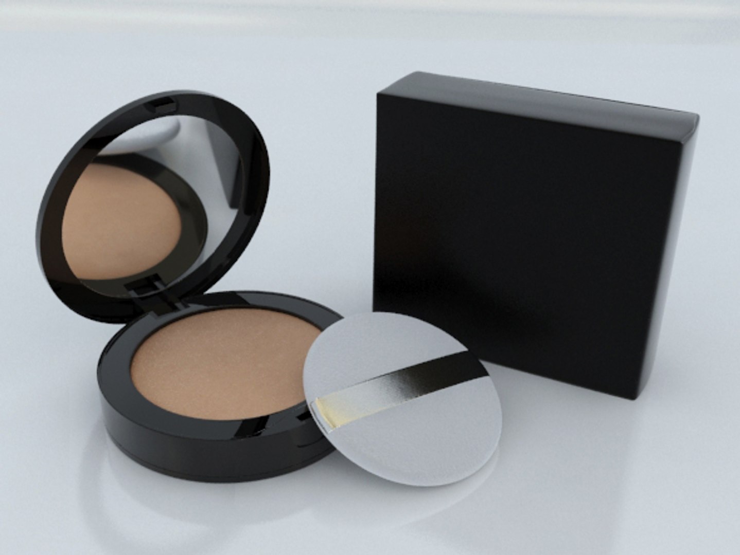 Cosmetic Foundation Powder Cushion 3D Model - TurboSquid 1637520