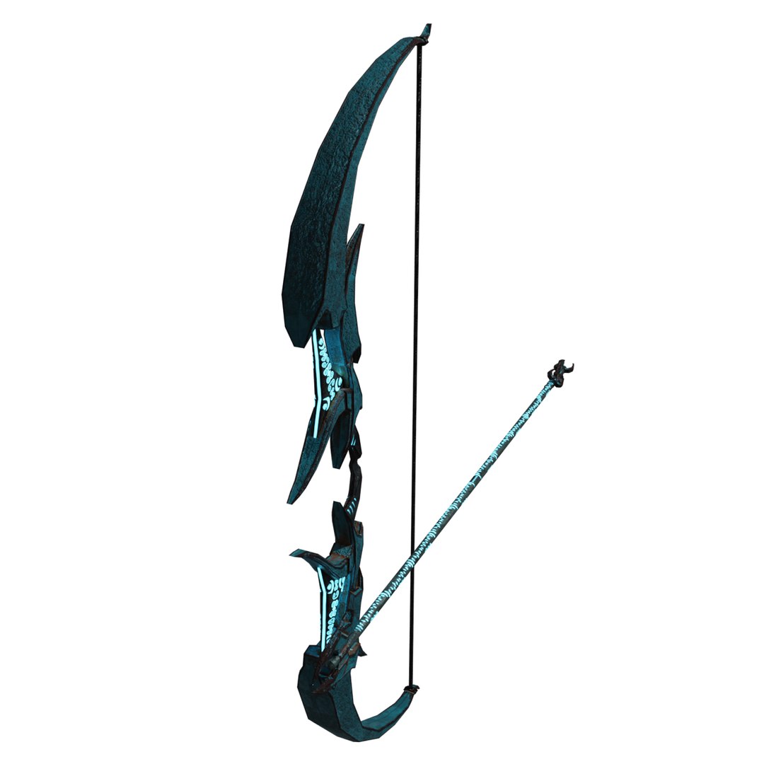 3D Stylized Bow And Arrow - TurboSquid 1987518
