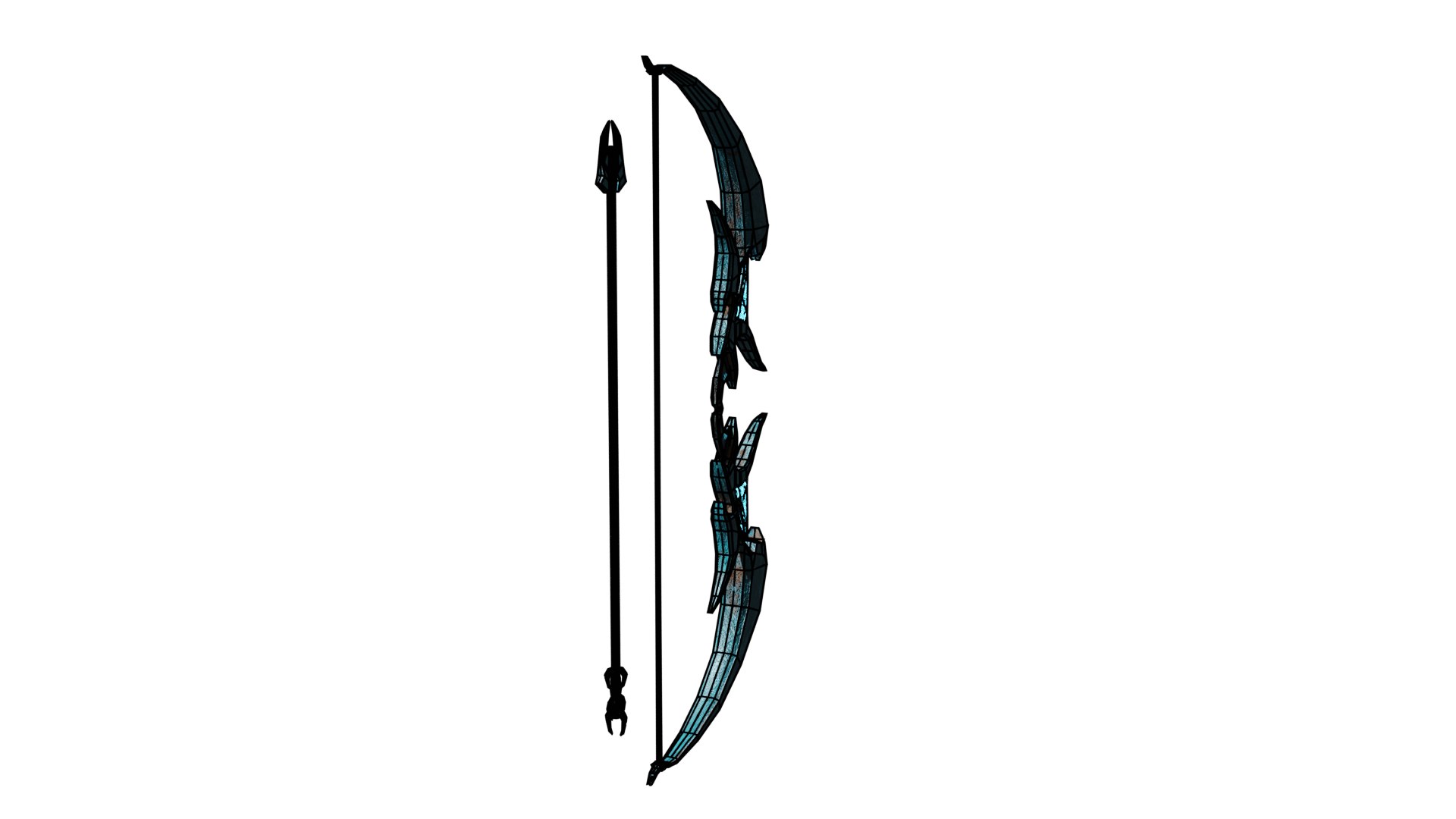 3D Stylized Bow And Arrow - TurboSquid 1987518