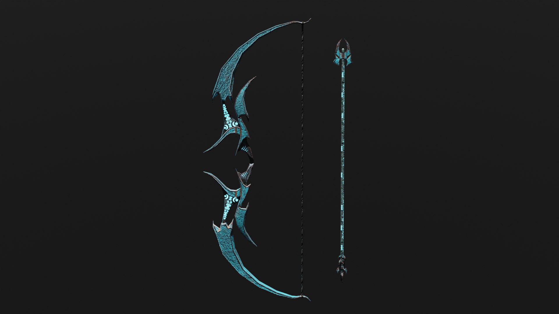 3D Stylized Bow And Arrow - TurboSquid 1987518