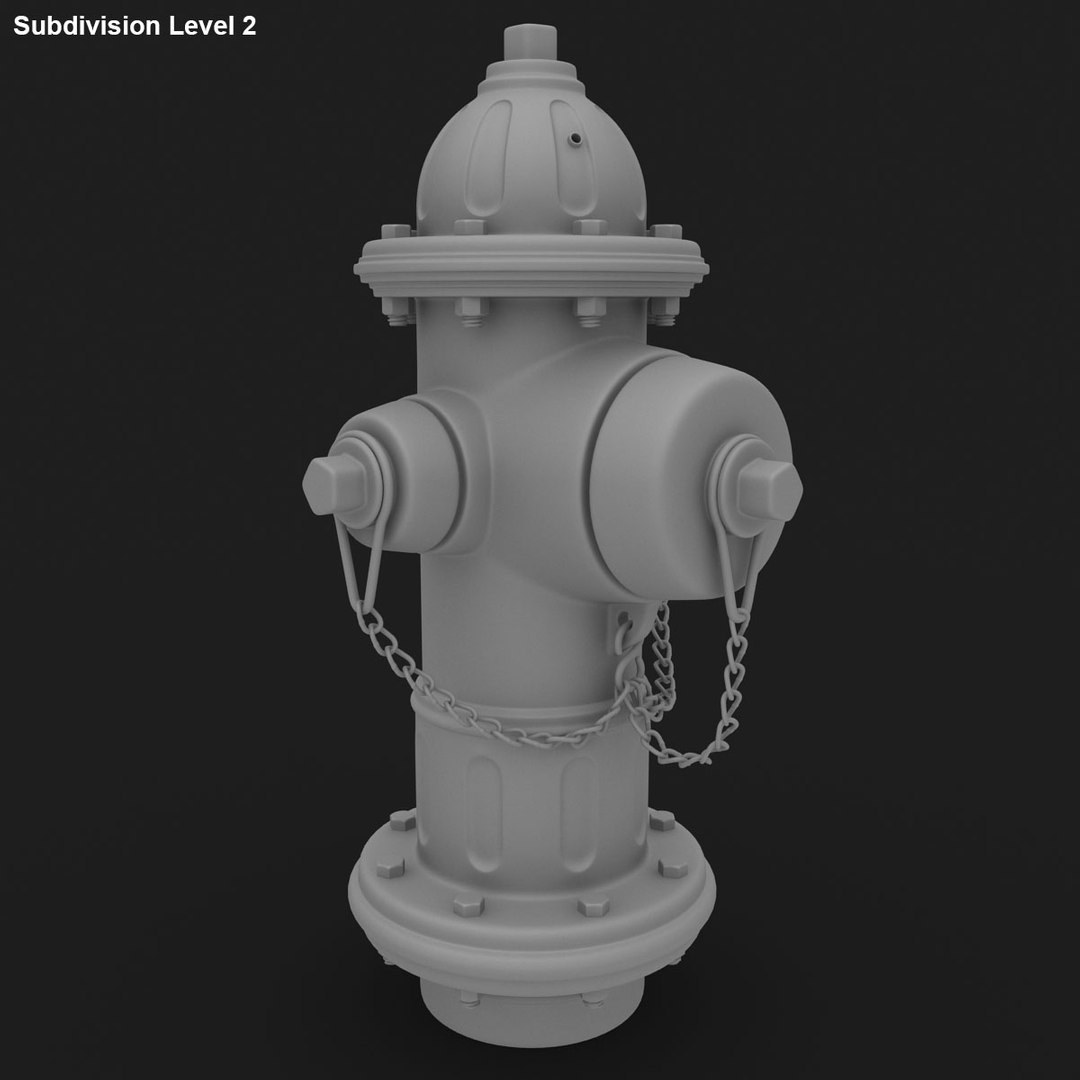 3ds Max Hydrant Scanline