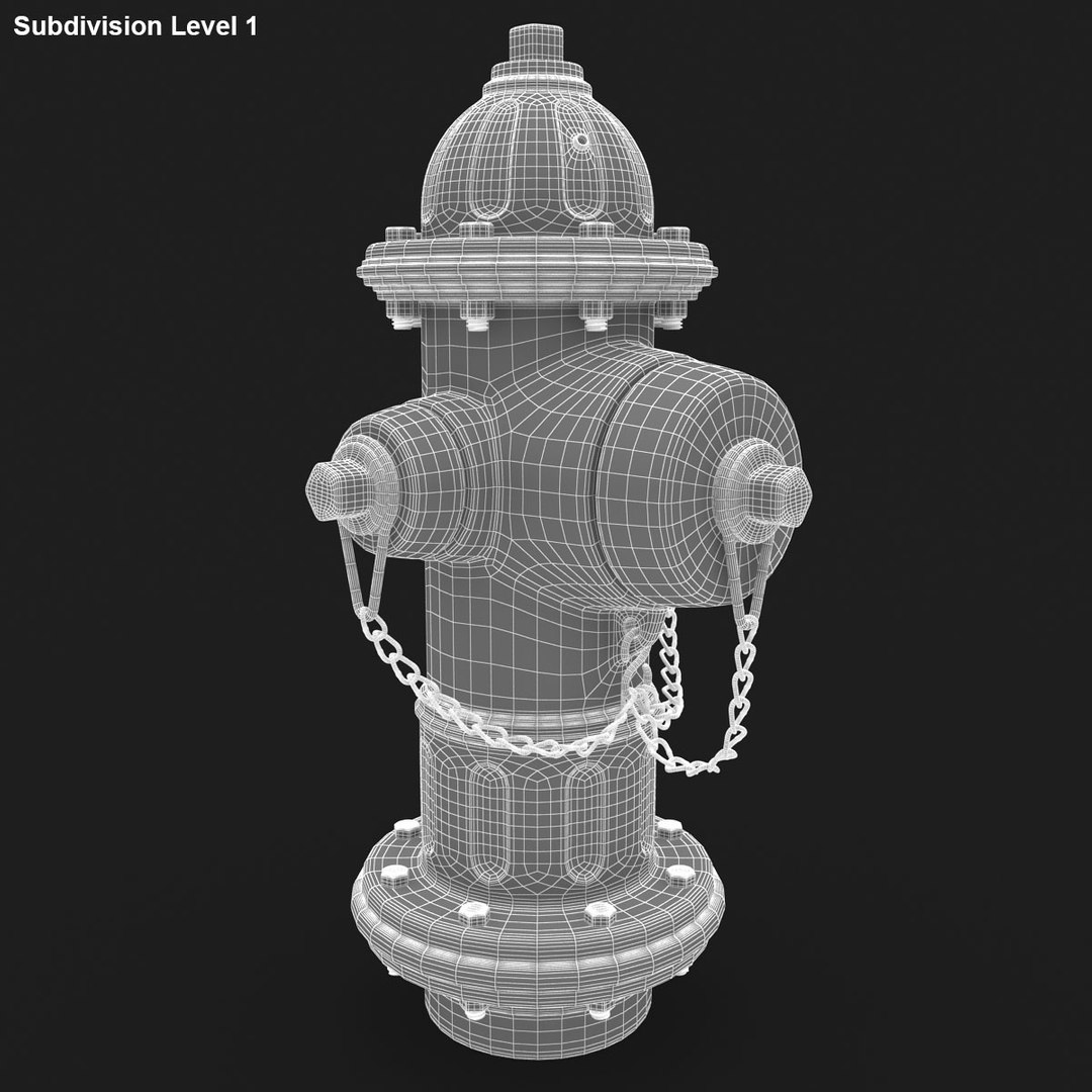 3ds Max Hydrant Scanline