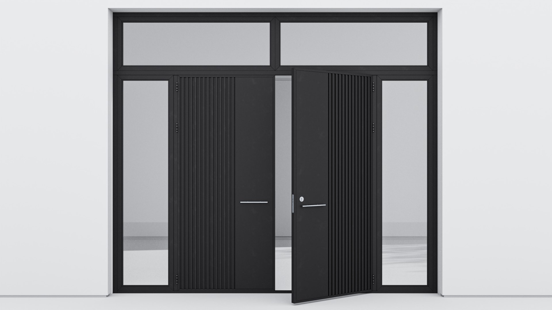 3D Model Aluminium Door 113 - TurboSquid 2024617