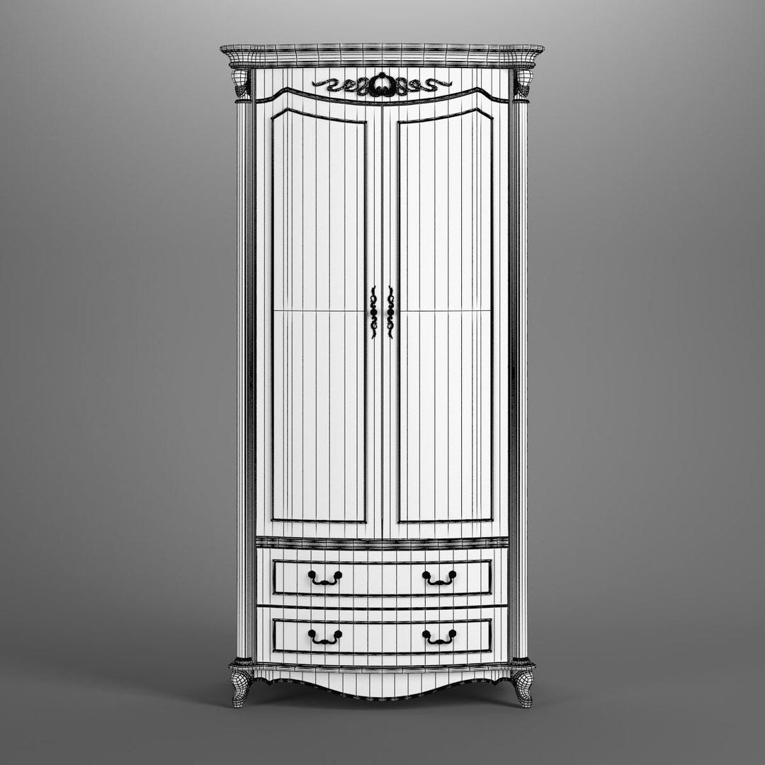 3D 2609200 230-1 Carpenter Wardrobe - TurboSquid 1168053