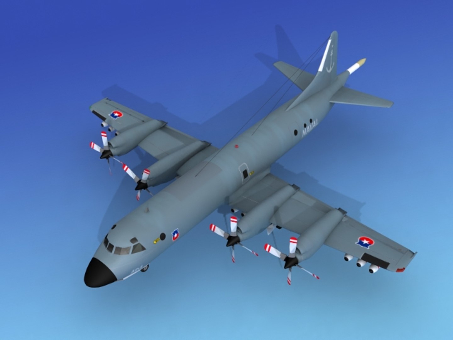 Orion Lockheed P-3 3d Model