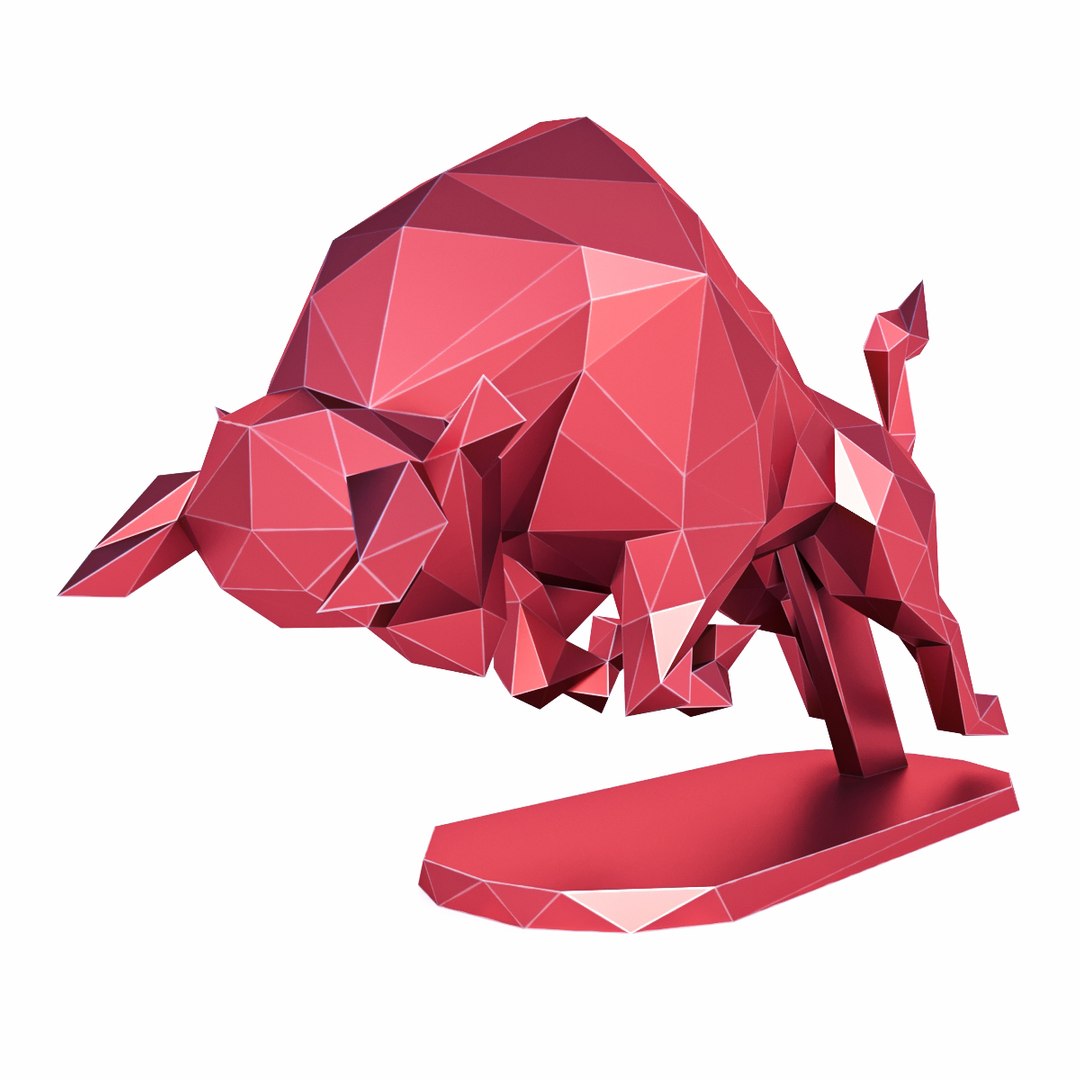 Bull Figure 3D - TurboSquid 1284839