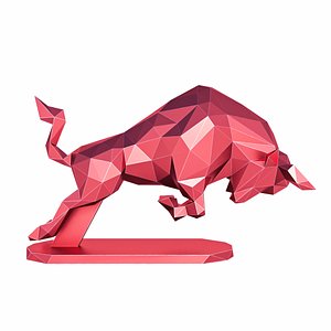 3D bull wireframe - TurboSquid 1284597