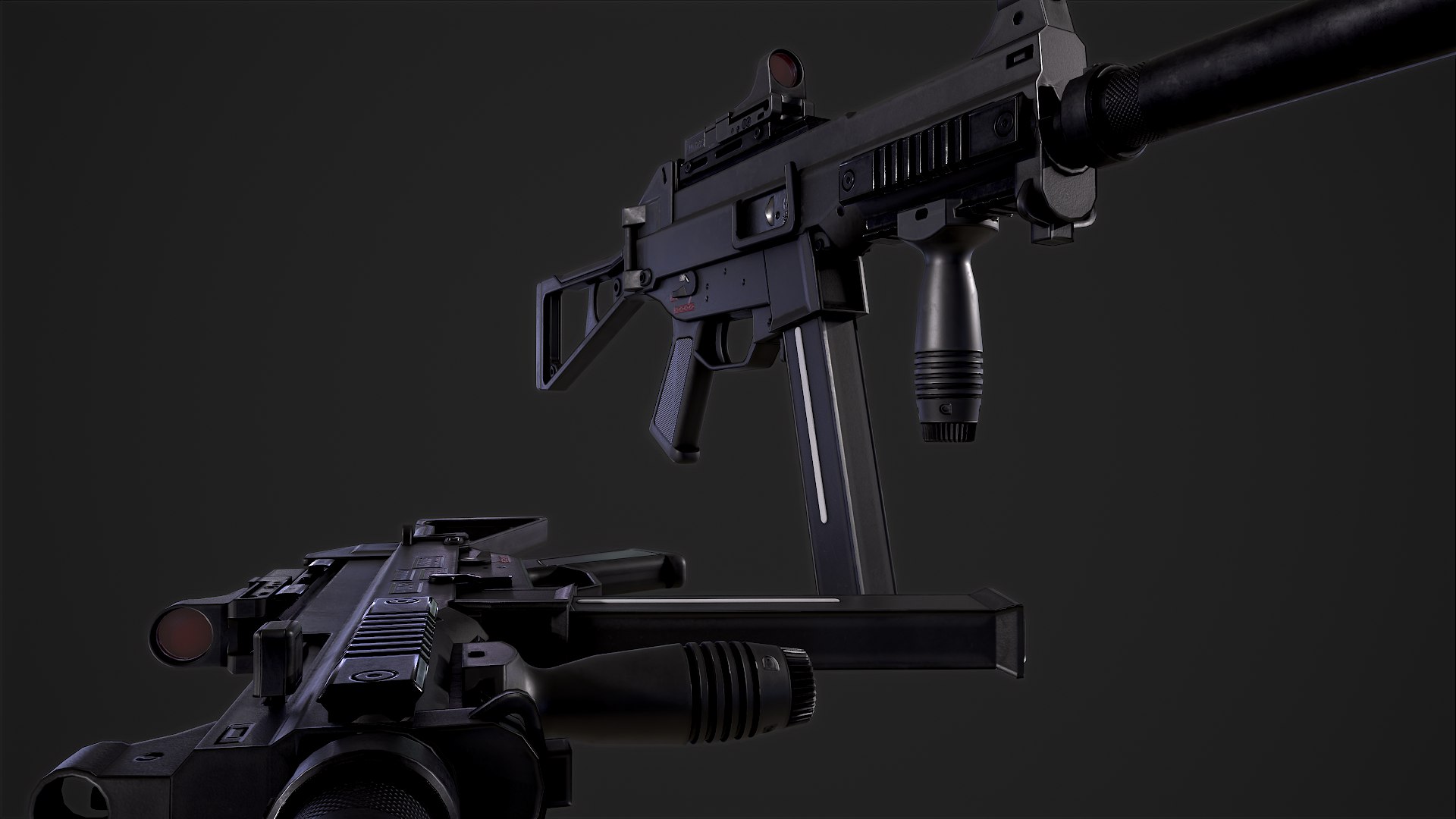 3D UMP-45 Gameready - TurboSquid 1817103