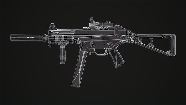 3D UMP-45 Gameready - TurboSquid 1817103