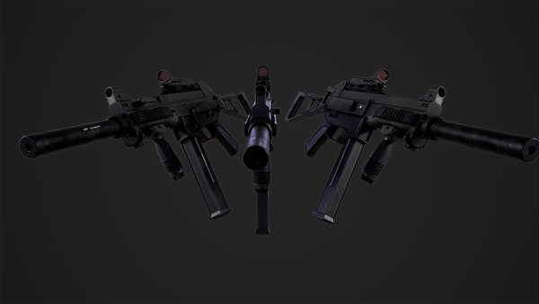 3D UMP-45 Gameready - TurboSquid 1817103