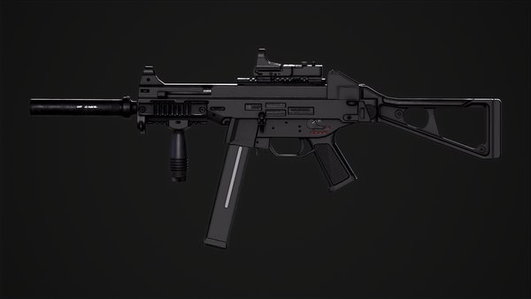 3D UMP-45 Gameready - TurboSquid 1817103