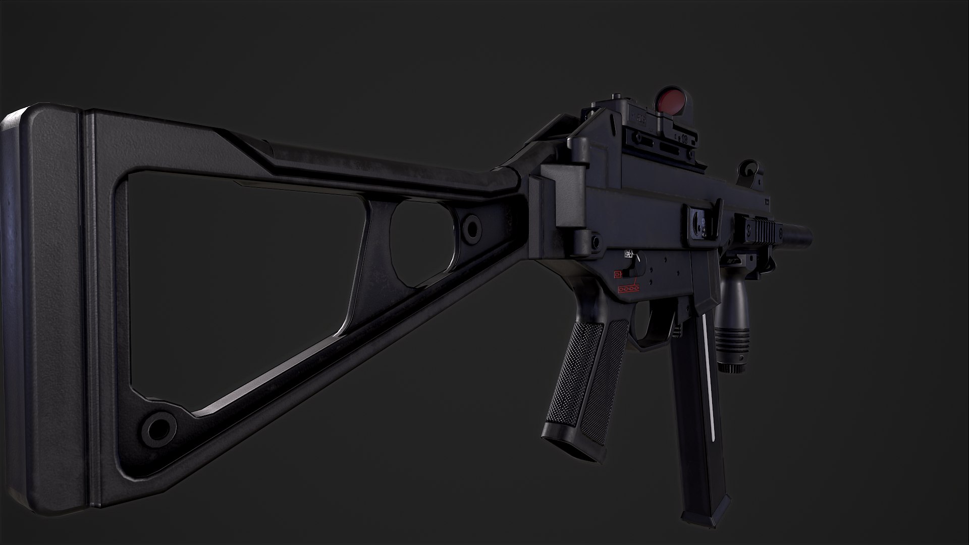 3D UMP-45 Gameready - TurboSquid 1817103