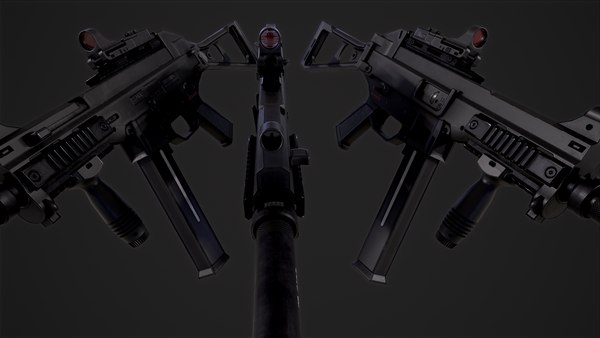 3D UMP-45 Gameready - TurboSquid 1817103
