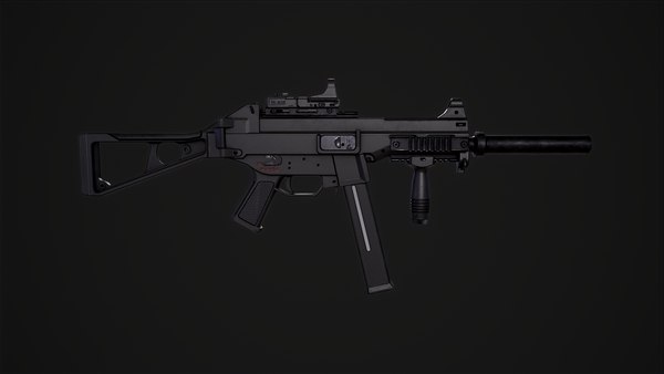 3D UMP-45 Gameready - TurboSquid 1817103